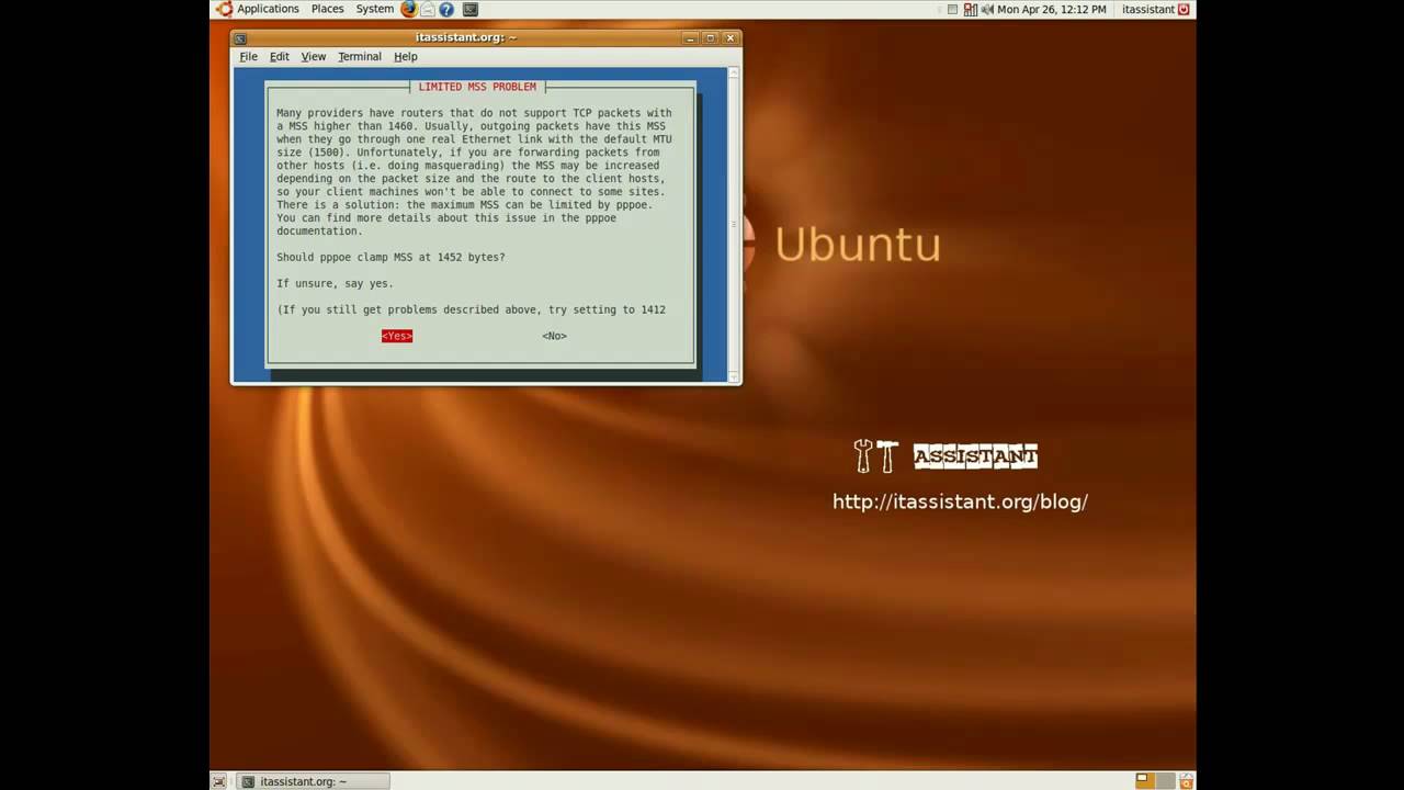Setup a PPPoE connection in Linux - YouTube