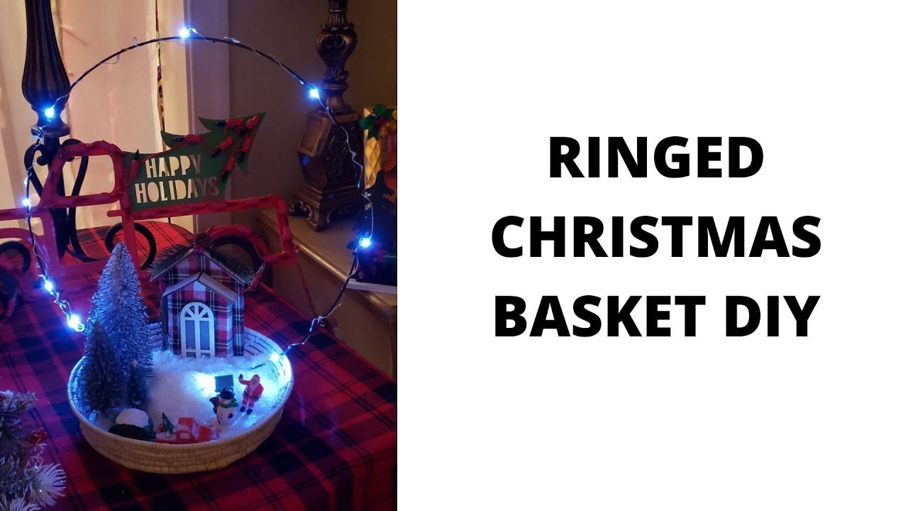 RINGED BASKET DIY FIVE MINUTE EASY CRAFTS - YouTube