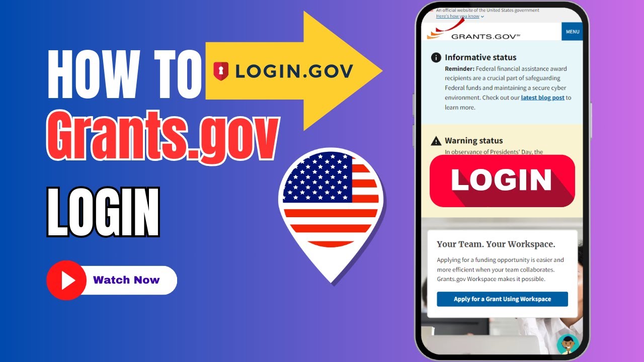 Grants.gov Login⏬👇: How to Log in to Grants.gov with Login.gov Account ...