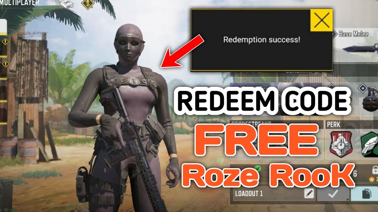 🤯 June 14 Permanent Working Redeem Code Codm | Redeem Free Rooze Rook ...