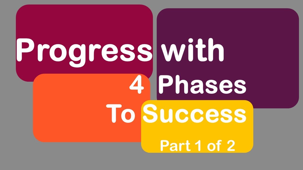 Progress To Success with 4 Phases to Success Part 1 of 2 OnePurpleTree ...