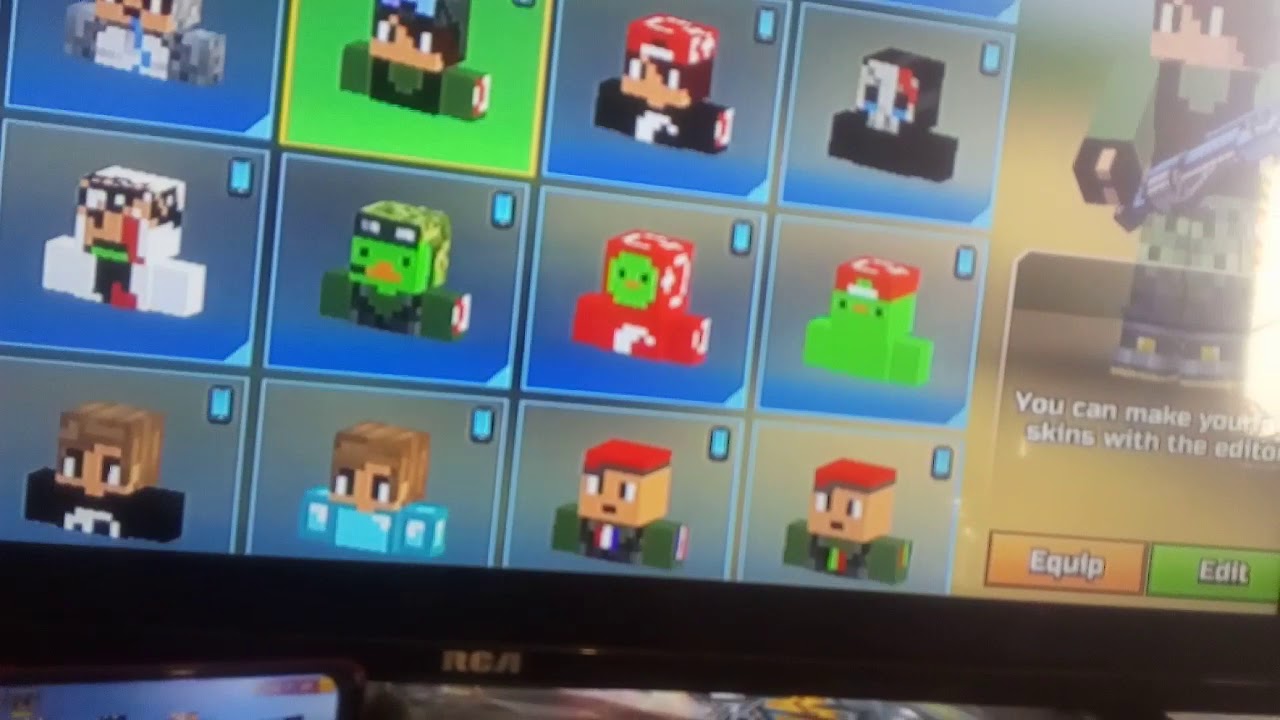 My skins in pg3d - YouTube