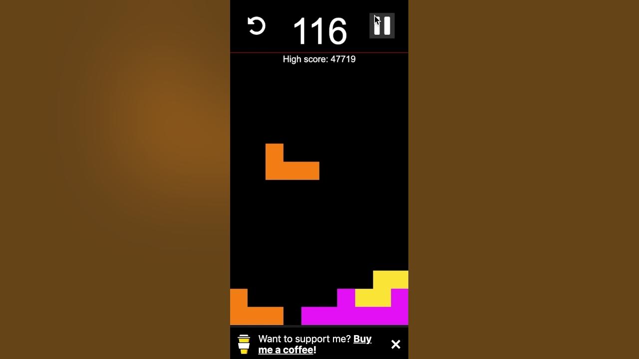 Getting the highest score possible on Tetrys in 1 minute - YouTube