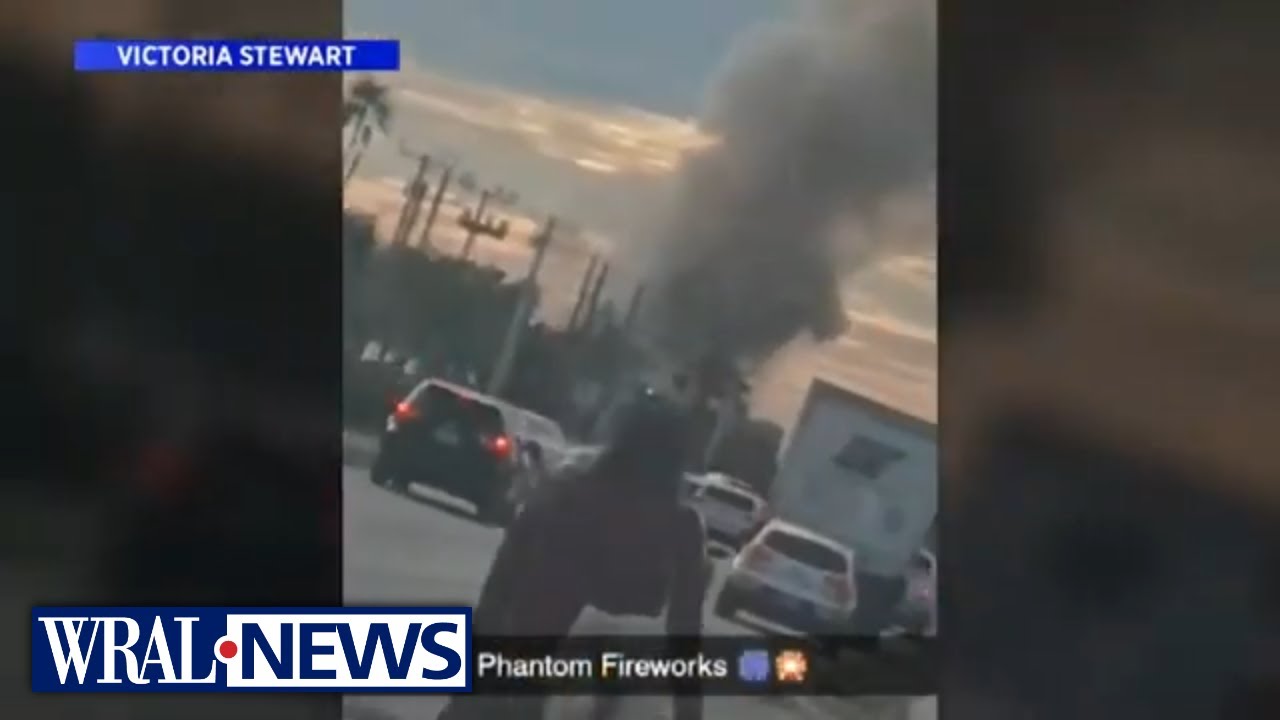 Fireworks store goes up in flames after deadly crash - YouTube