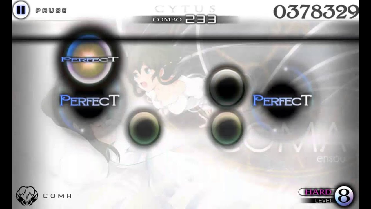 [Cytus] Cytus Gameplay - COMA(Hard) 2週目 - YouTube
