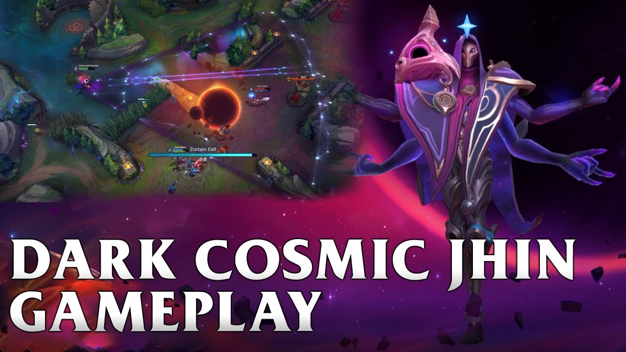 Dark Cosmic Jhin Skin Gameplay - WILD RIFT - YouTube