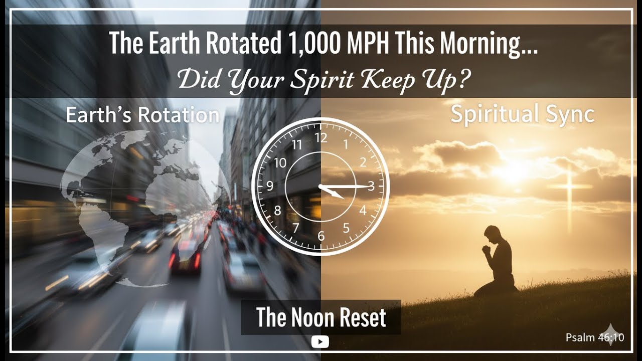 The Earth Is Moving At 1,000 MPH... Is Your Soul Keeping Up? - YouTube
