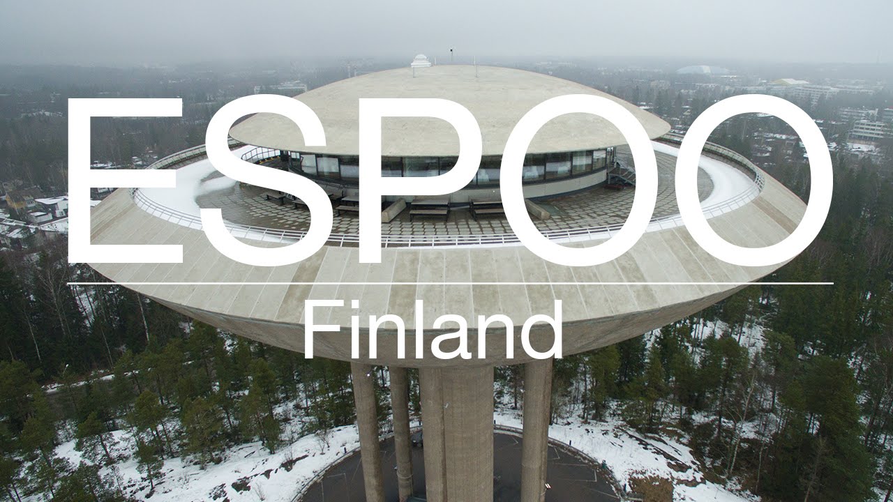 Espoo, Finland from birds eye view - YouTube