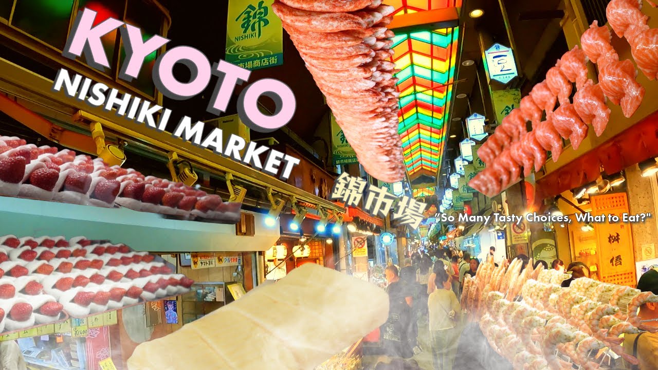 【Kyoto's Kitchen】400 Years of History at Nishiki Market! Explore 390m ...
