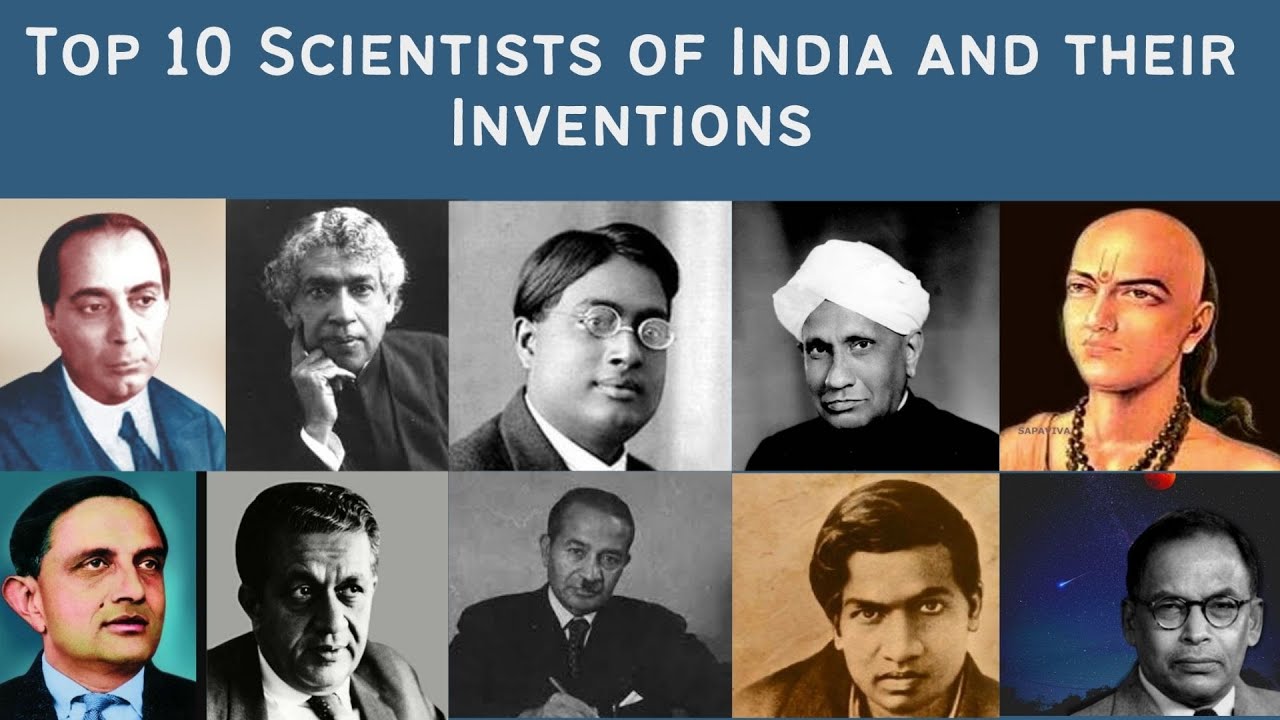 List Of Top 10 Indian Scientists @Self Writing World - YouTube