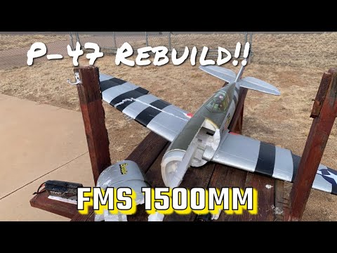 FMS P-47 Rebuild Part 1, and Update on projects! - YouTube