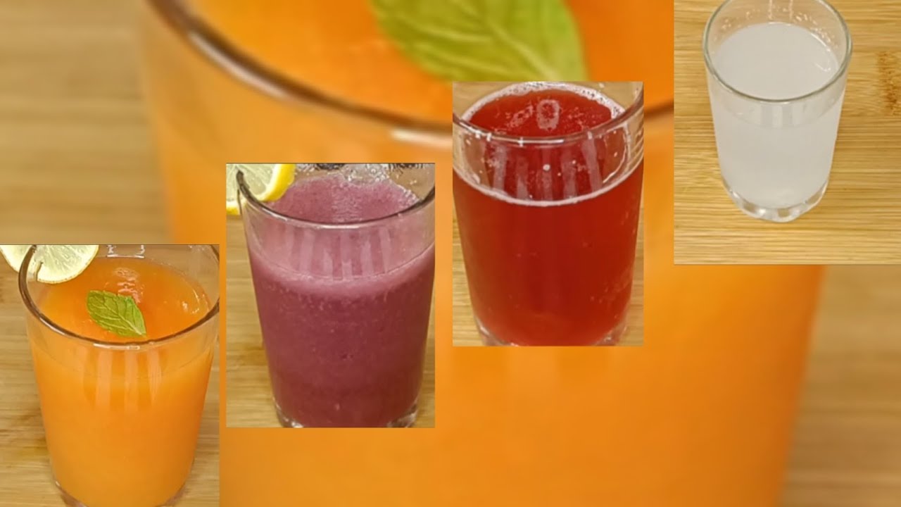 4 Refreshing drink| papaya juice at home| grappo fizz at home| Nimbooz ...