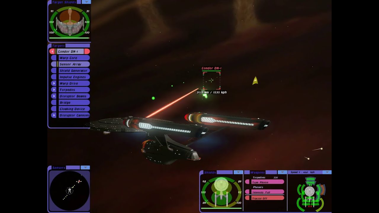 USS Gagarin vs Romulan Condor | Remastered v1.2 | Star Trek Bridge ...
