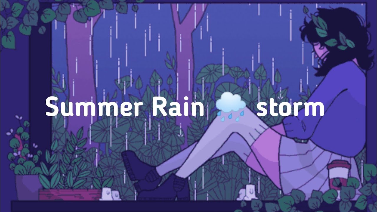 Summer Rain vibes [lofi hip hop redio - beats to sleep/chill to] summer ...