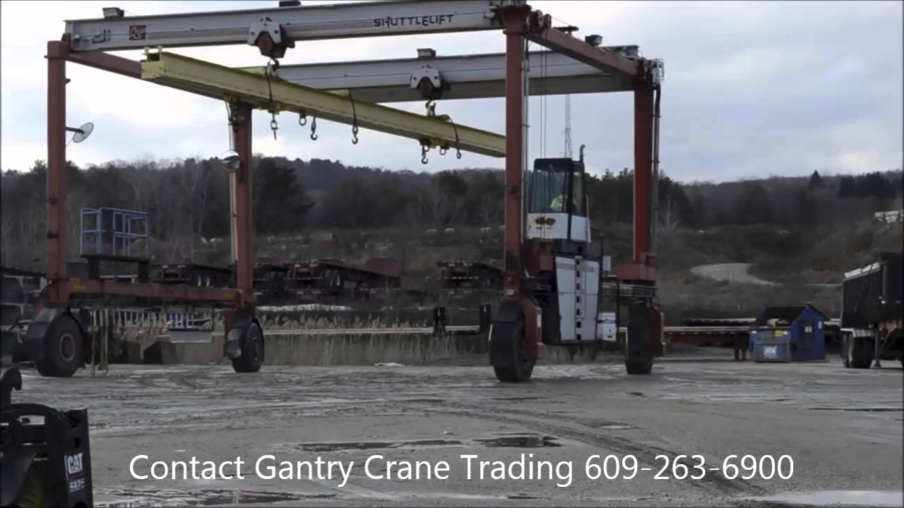 50 ton Shuttlelift Travelift for sale - YouTube