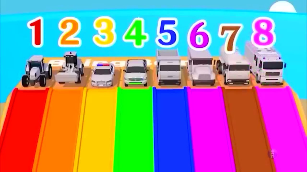 colour bus video | Learn Kids video | truck Assembly for Kids videos ...