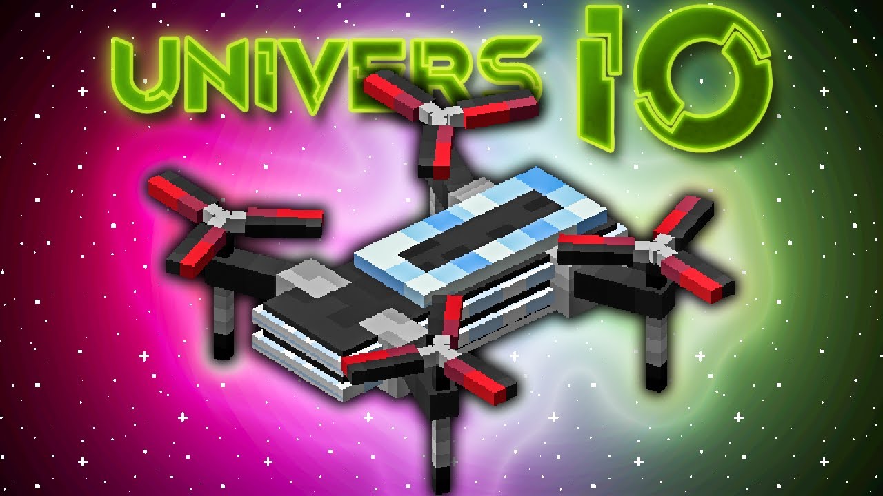 USING DRONES TO DISCOVER ELEMENTS! EP6 | Minecraft UniversIO [Modded 1. ...