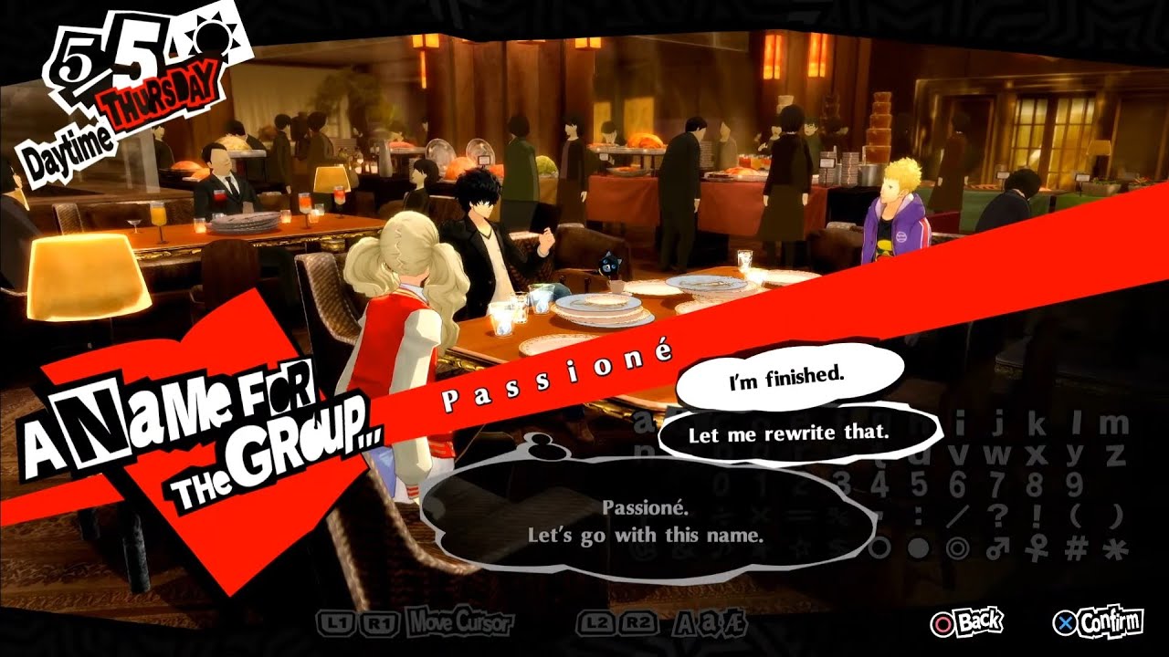 Persona 5 Royal Part 13 Naming The Group For The Phantom Thieves [5/2-5 ...