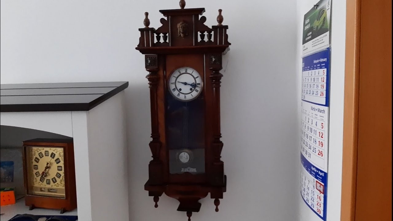 Carl Werner Vienna Style Wall Clock - YouTube