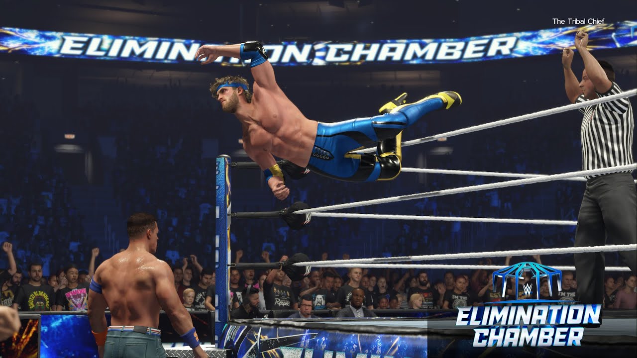John Cena vs Logan Paul | Farewell Tour | Elimination Chamber | WWE ...