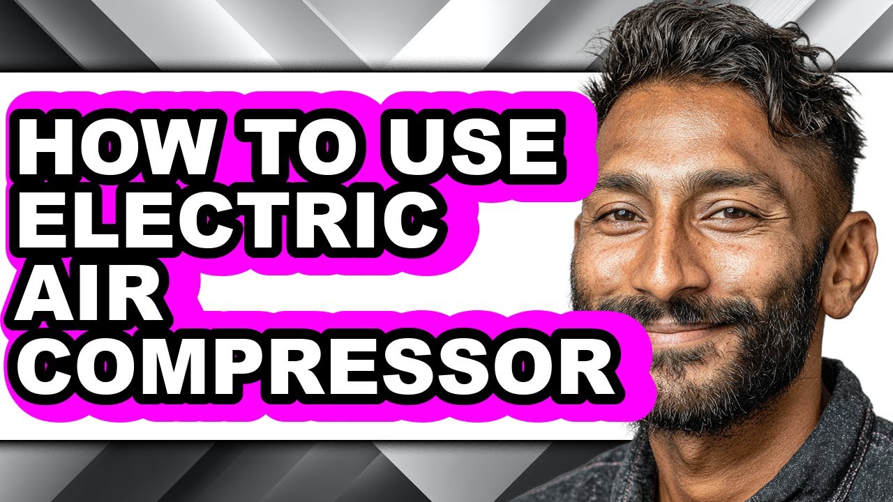 How to Use Electric Air Compressor - Step by Step - YouTube