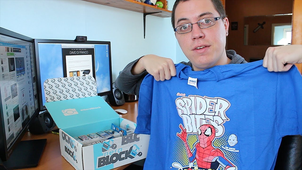 Unboxing: Nerd Block for April 2014 - YouTube