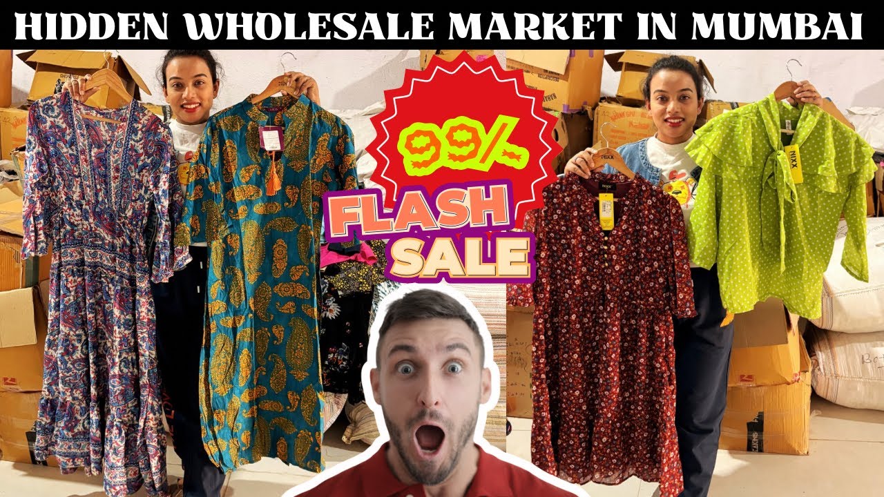 ₹99 MEGA SALE LIVE ||BIGGEST WESTERN WEAR WHOLESALE MARKET IN MUMBAI ...