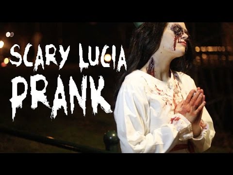 SCARY LUCIA PRANK IN TOWN - YouTube