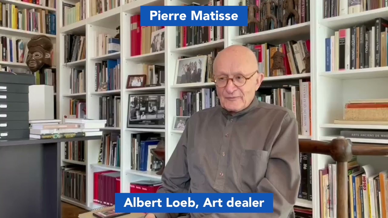 Albert Loeb (Art dealer) about Pierre Matisse - YouTube