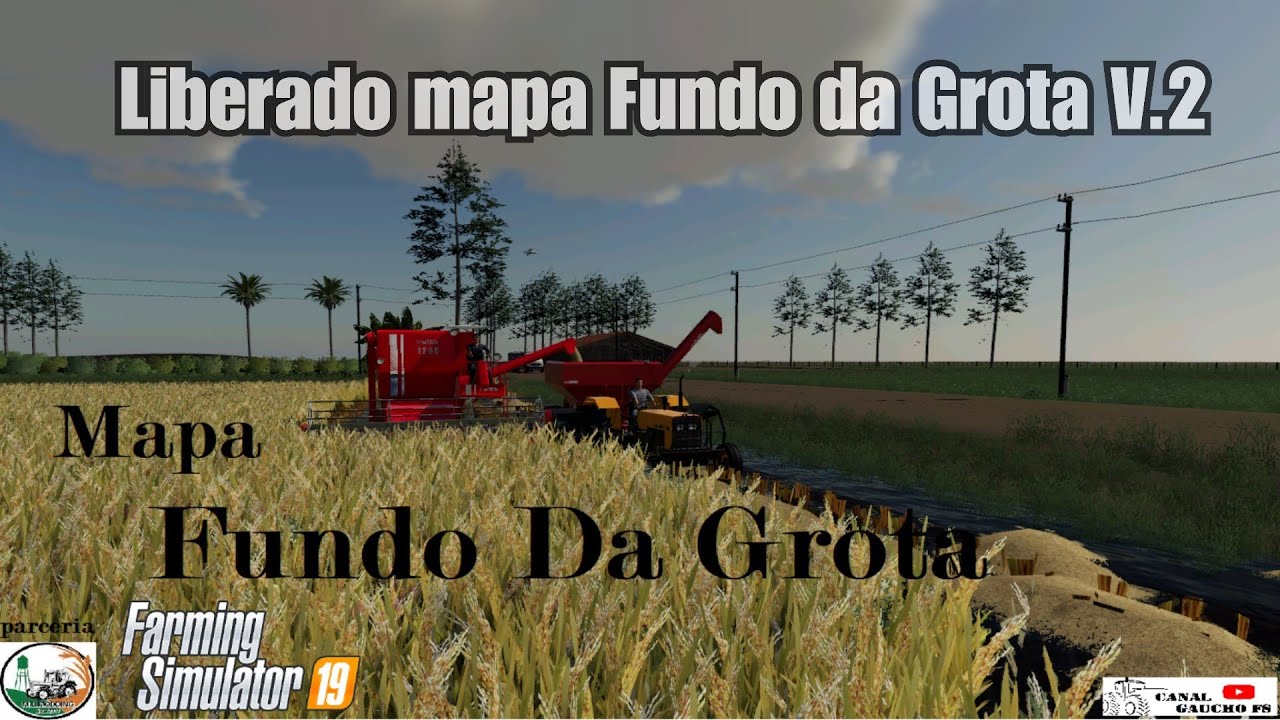 Liberado o mapa Fundo da Grota V.2 mapa para PC_MAC Farming Simulator ...