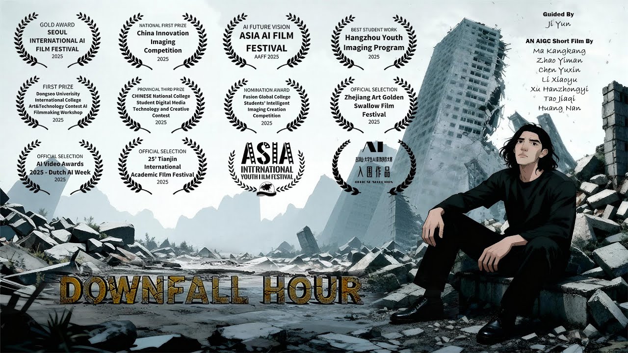 [Winning Award] Downfall Hour [Chinese & English Subtitled], AI Short ...