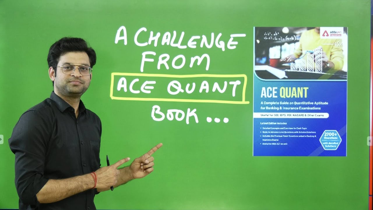 Maths challenge from Ace Quant Book by Navneet Tiwari - YouTube