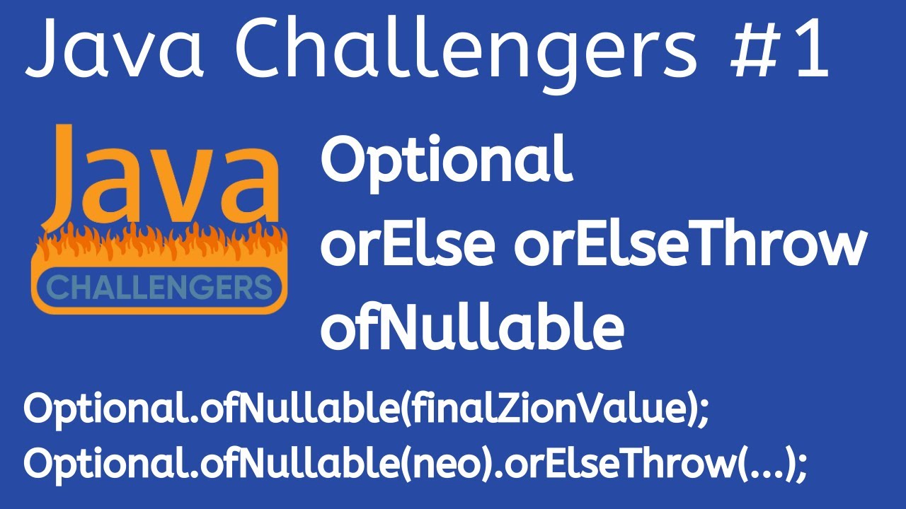 Java 9 Optional OrElse OrElseGet OfNullable OrElseThrow Filter Map Java 9 Optional OrElse OrElseGet OfNullable OrElseThrow Filter Map