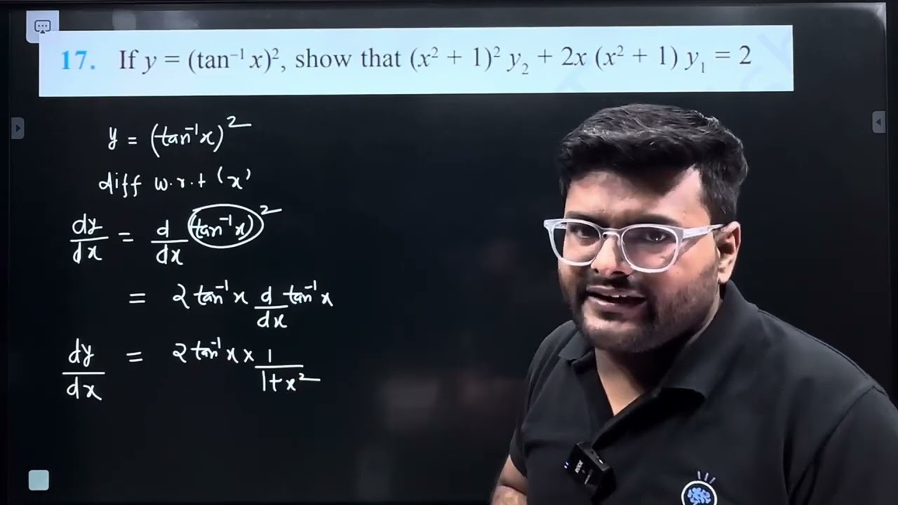 17 If Y tan 1 X 2 Show That x2 1 2 Y2 2x x2 1 Y1 2 17 If Y tan 1 X 2 Show That x2 1 2 Y2 2x x2 1 Y1 2