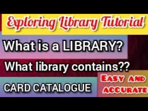Library concept,meaning |Exploring Library and other learning resources ...