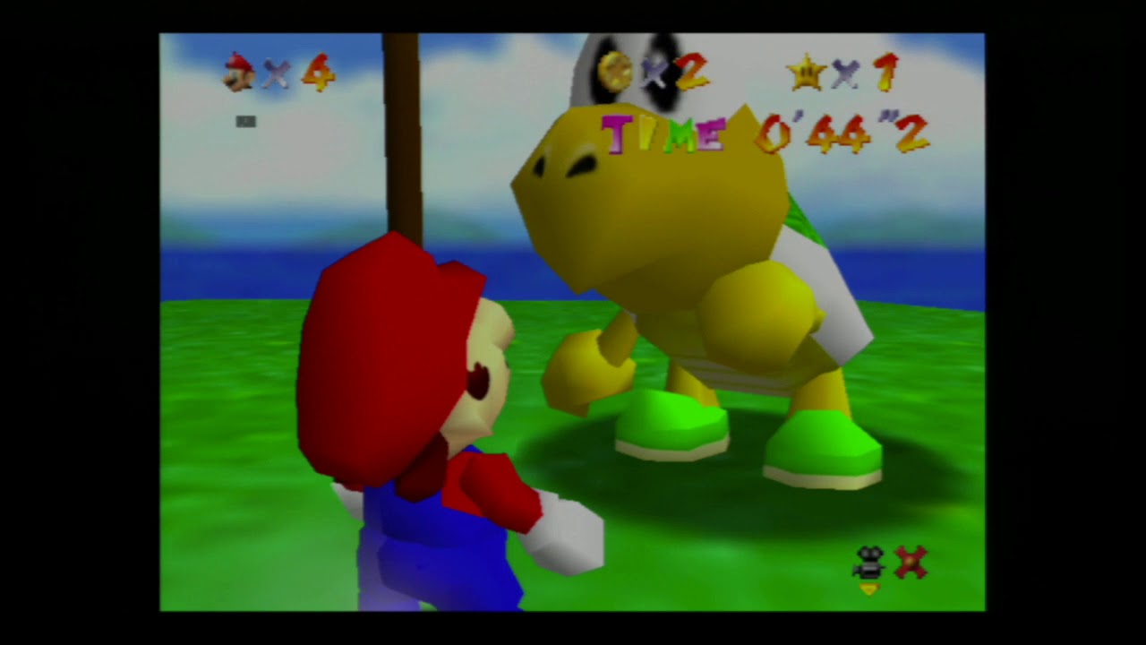 Super Mario 64 100% walkthrough part 1- Bob-Omb Battlefield - YouTube