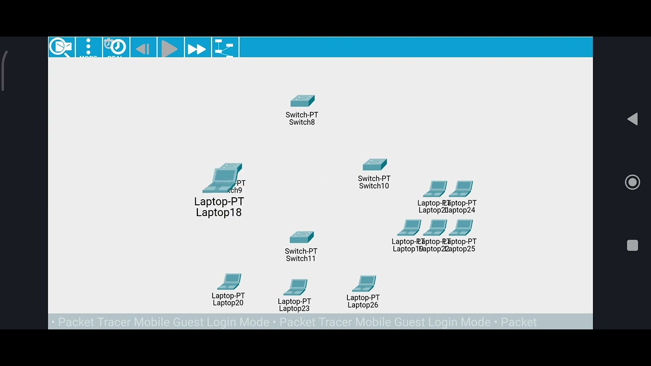 topologi tree (cisco treacer) - YouTube