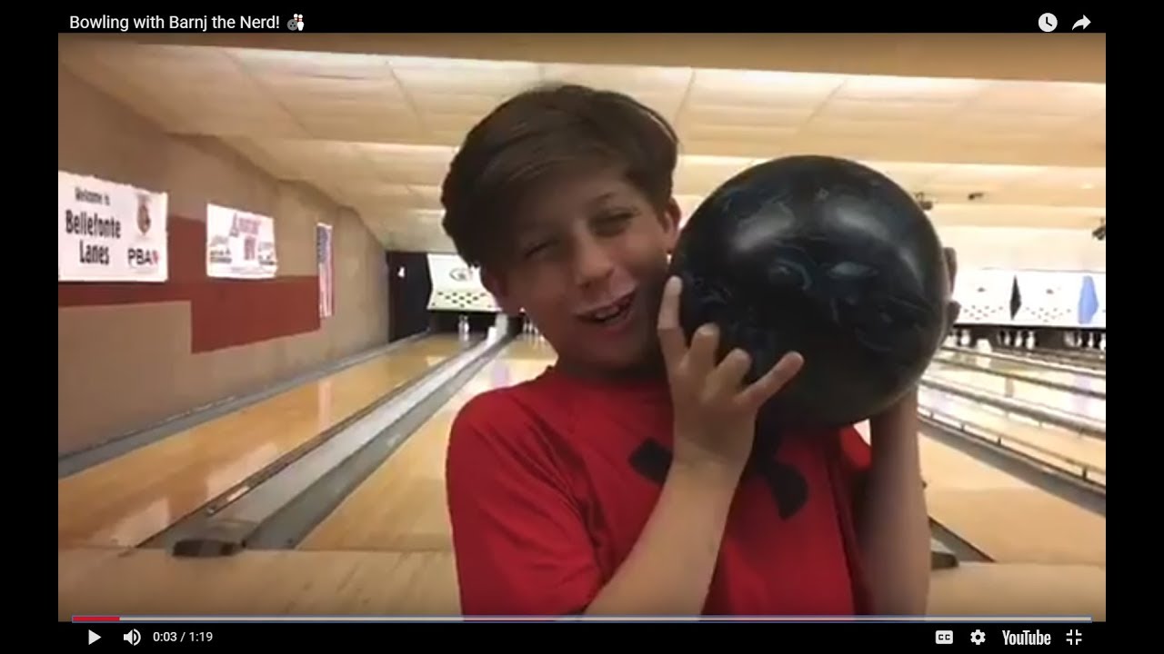 Bowling with Barnj the Nerd! 🎳 - YouTube