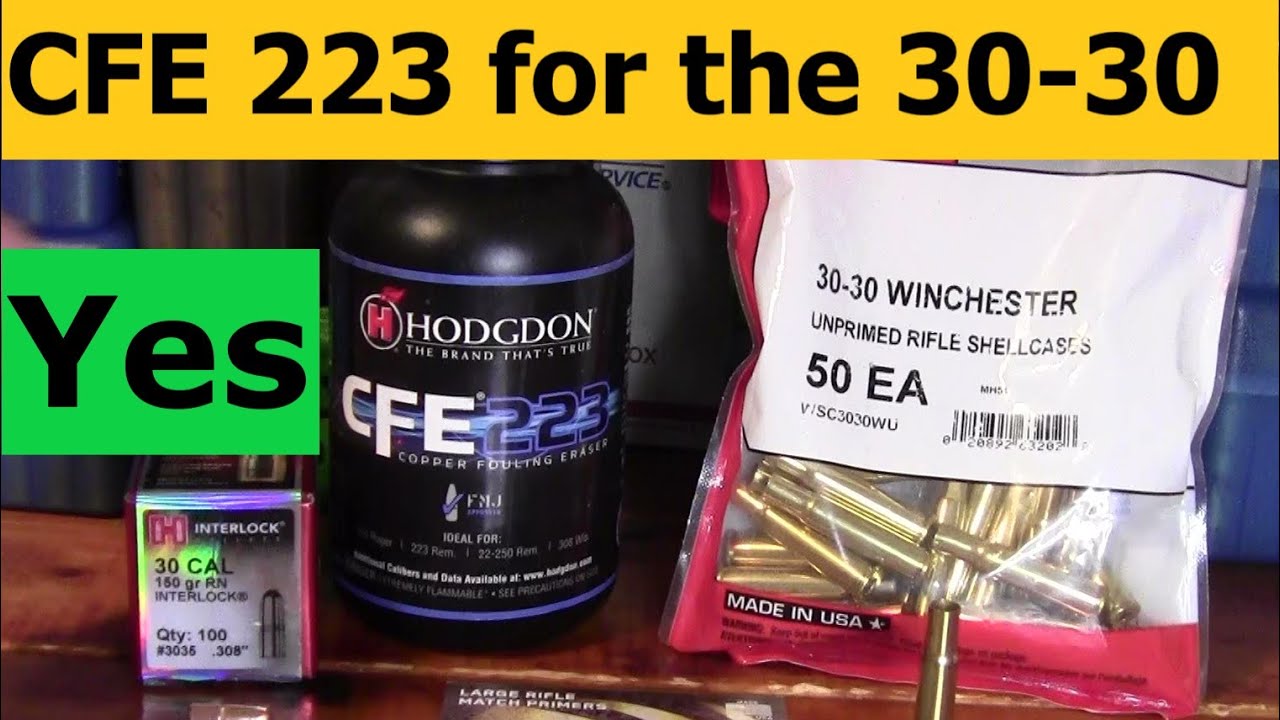 Loading 30-30 with CFE 223 - YouTube