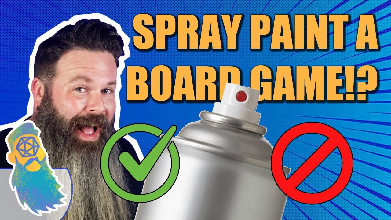 I'm Spray Painting a Board Game! Should You Do It!? - YouTube