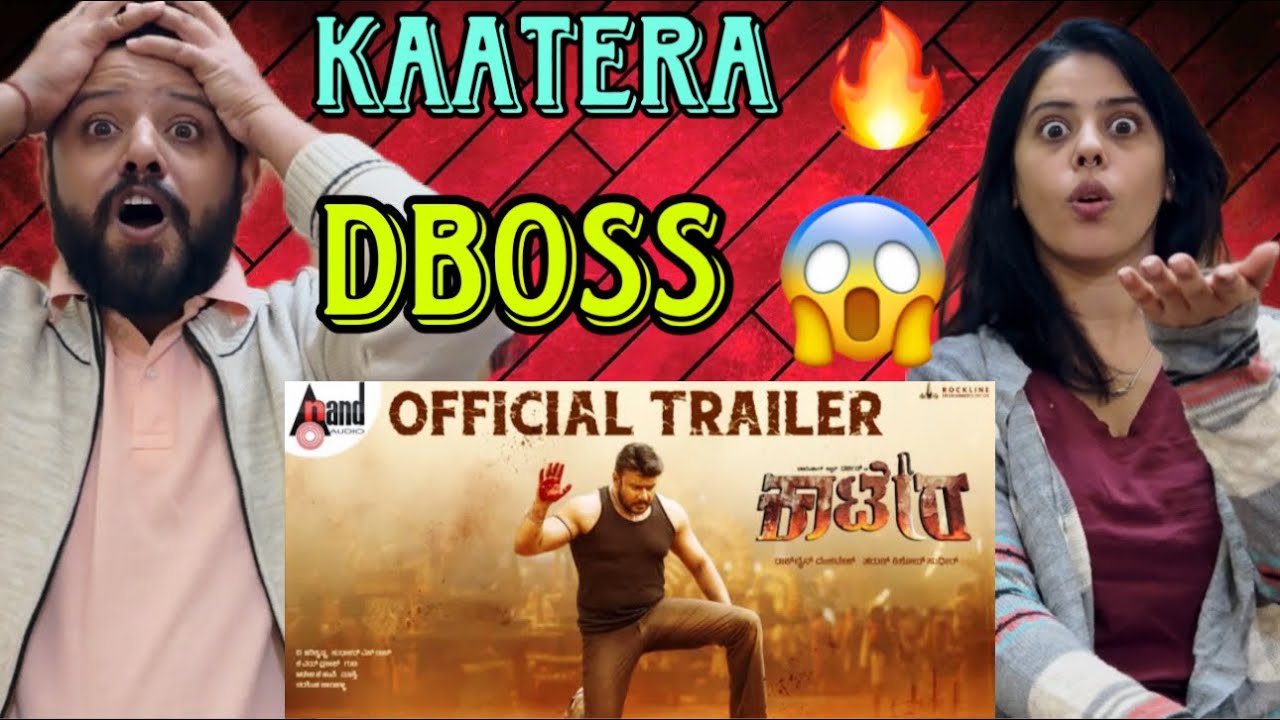 KAATERA Official Trailer Reaction | Darshan | Tharun Kishore Sudhir | V ...