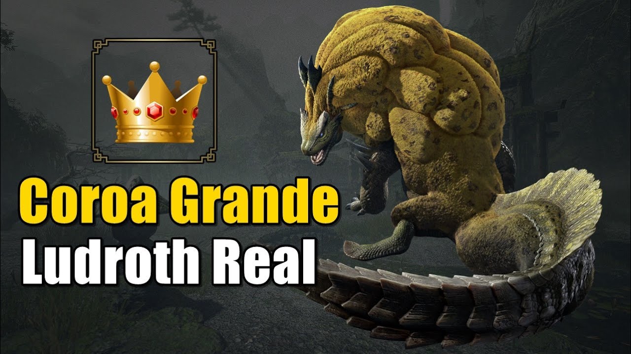 Monster Hunter Rise- Ludroth Real Coroa Grande (Crown) - YouTube