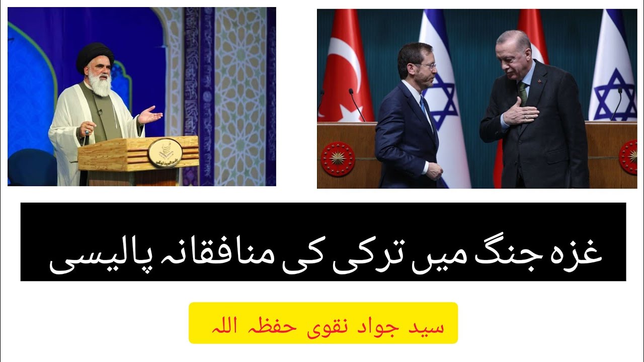Turkey Role In Gaza & Israel War || Syed Jawed Naqvi h.a - YouTube