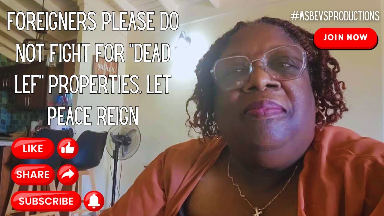 Foreigners please do not fight for "dead lef" properties. Let peace ...