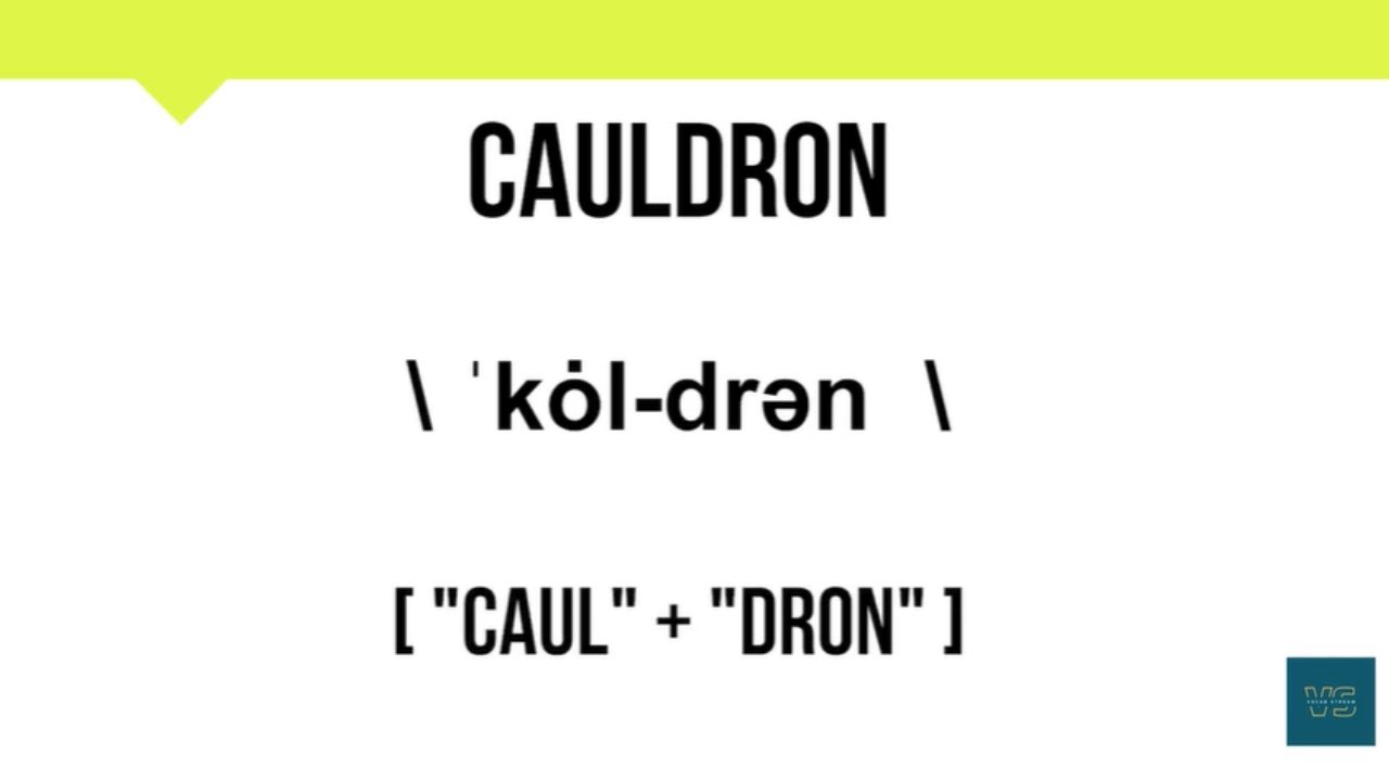 How To Pronounce Cauldron | Meaning | Pronunciation - YouTube
