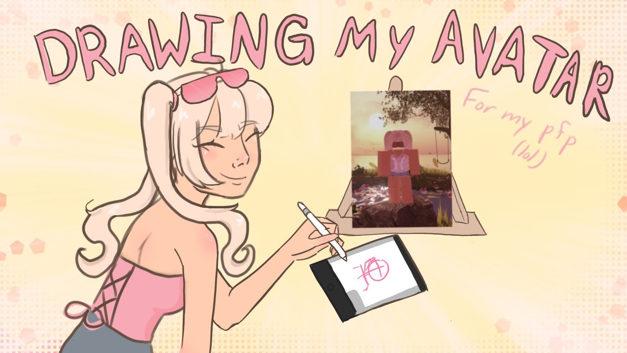 drawing my roblox avatar! (for my new pfp) || doodleswithdipity - YouTube