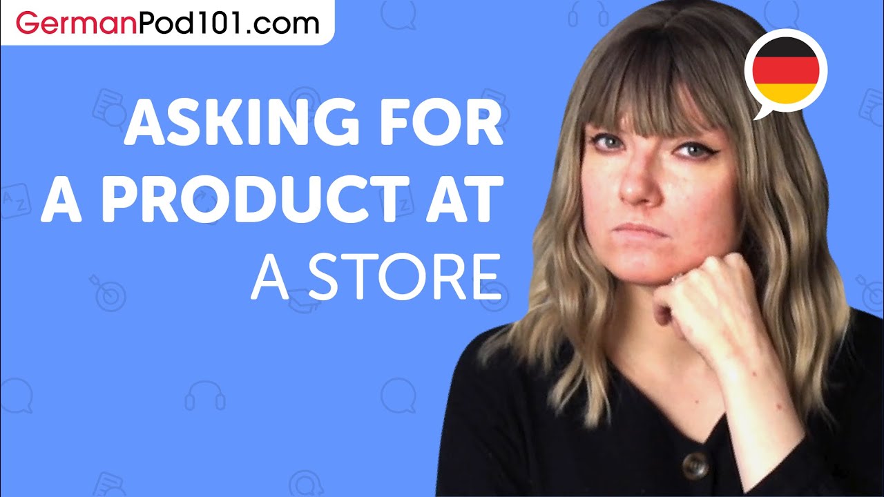 Learn How to Ask for a Product at a Store in German | Can Do #15 - YouTube