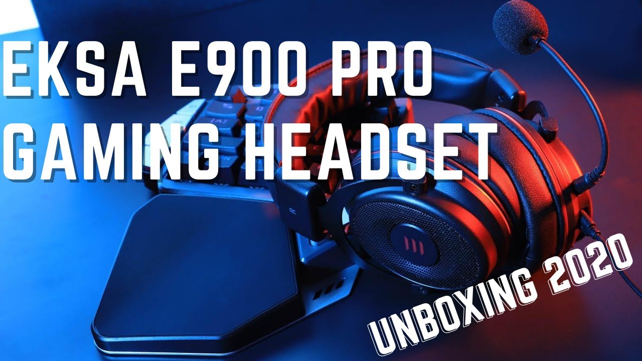 EKSA E900 PRO Gaming Headset Unboxing and Review 2020 - YouTube