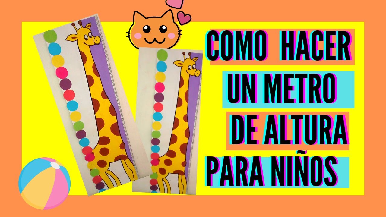 how to make a meter to measure children#diyprojectsideas - YouTube