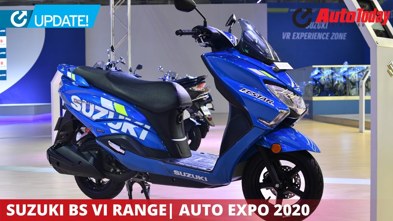 Suzuki reveals BS VI range | Auto Expo 2020 - YouTube